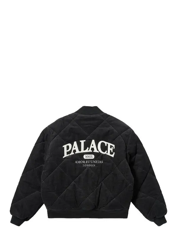 PALACE Quilted Jacket - Black