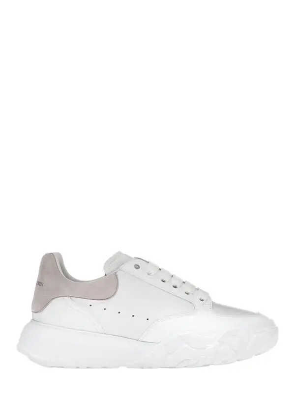 Alexander McQueen Oversized Court Trainer - White/patchouli