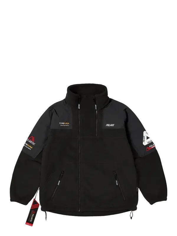 PALACE Polartec Double Zip Funnel - Black