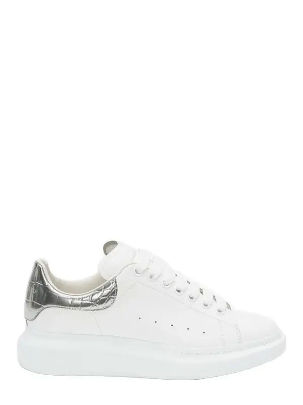 Alexander McQueen Oversized Sneakers - White/silver