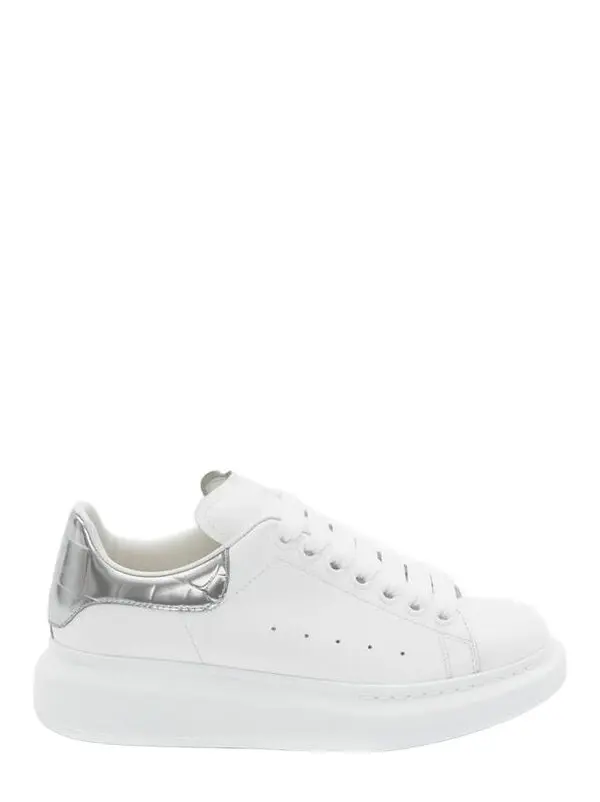 Alexander McQueen Oversized Sneakers - White/silver