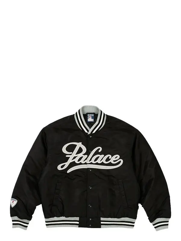 PALACE Satin Arena Jacket - Black