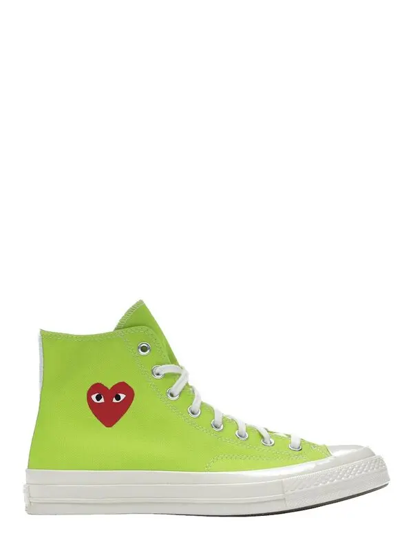 CONVERSE Chuck Taylor All Star '70 Hi Comme Des Garcons Play Sneakers - Bright Green