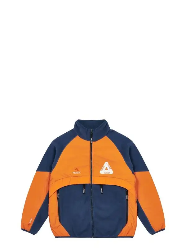 PALACE Polartec Shell Jacket - Navy Blue/orange