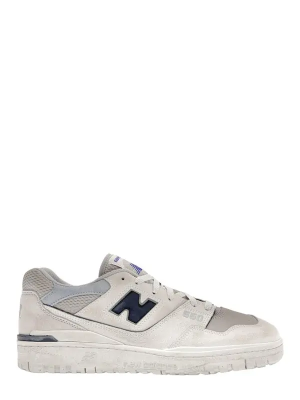 NEW BALANCE 550 Grey Day Sneakers - Nimbus Cloud/raincloud/navy Blue