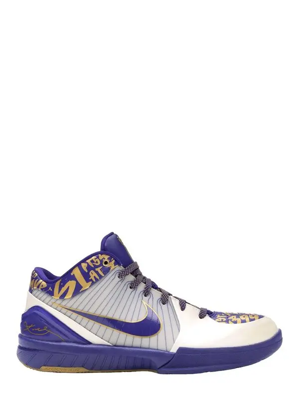 Nike Kobe 4 Mvp Sneakers - White/varsity Purple/metallic Gold