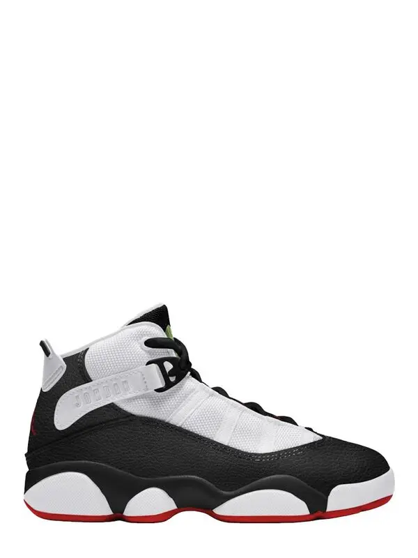 JORDAN 6 Rings He Got Game Sneakers - Black/university Red/white