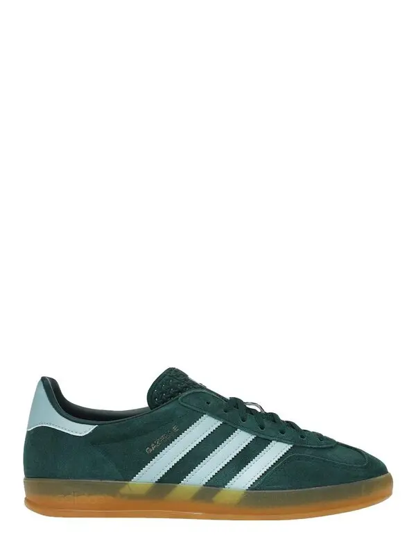Adidas Gazelle Indoor Sneakers - Collegiate Green/hazy Sky Blue/victory Gold
