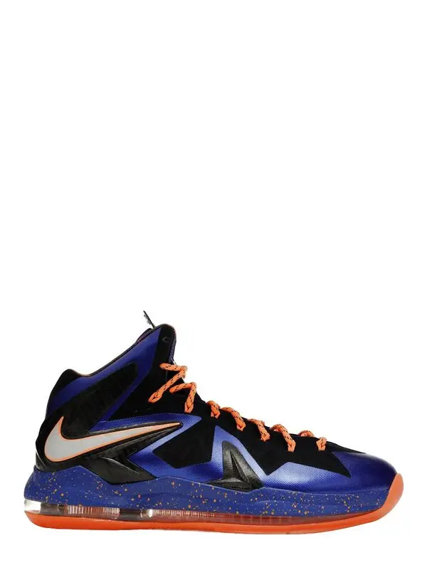 Nike Lebron X Elite Superhero Sneakers - Hyper Blue/pure Platinum/bright Citrus