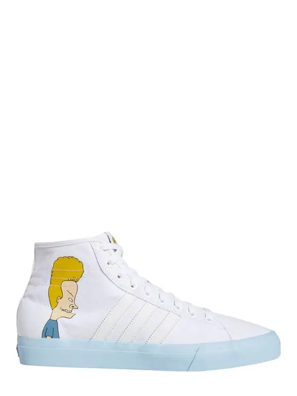 Adidas Matchcourt Hi Beavis And Butthead Sneakers - Cloud White/icey Blue/core Black