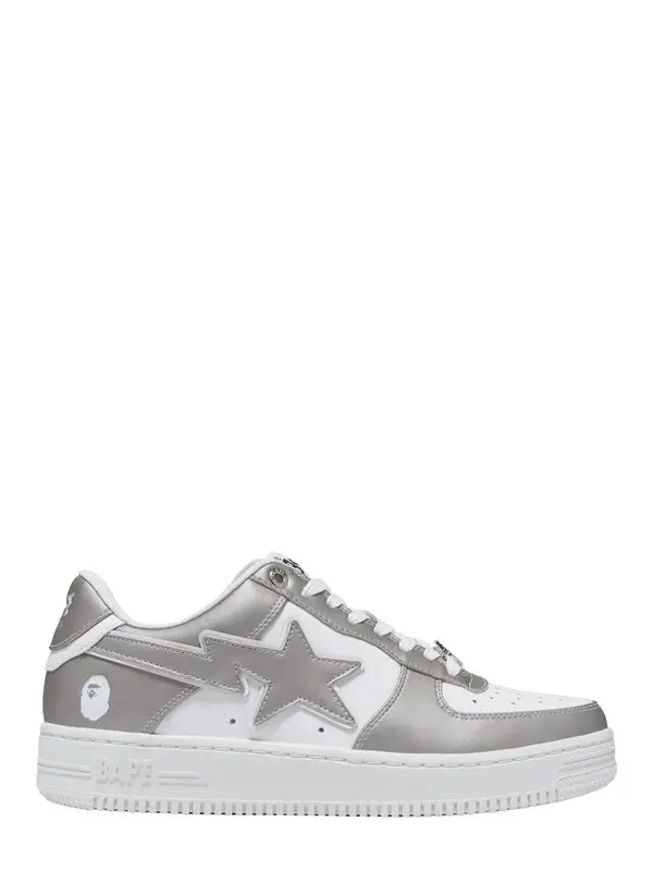 BAPE A Bathing Ape Sta #4 Sneakers - Silver