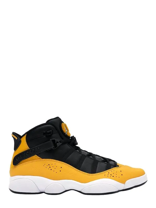 JORDAN 6 Rings Taxi Sneakers - University Gold/black/white