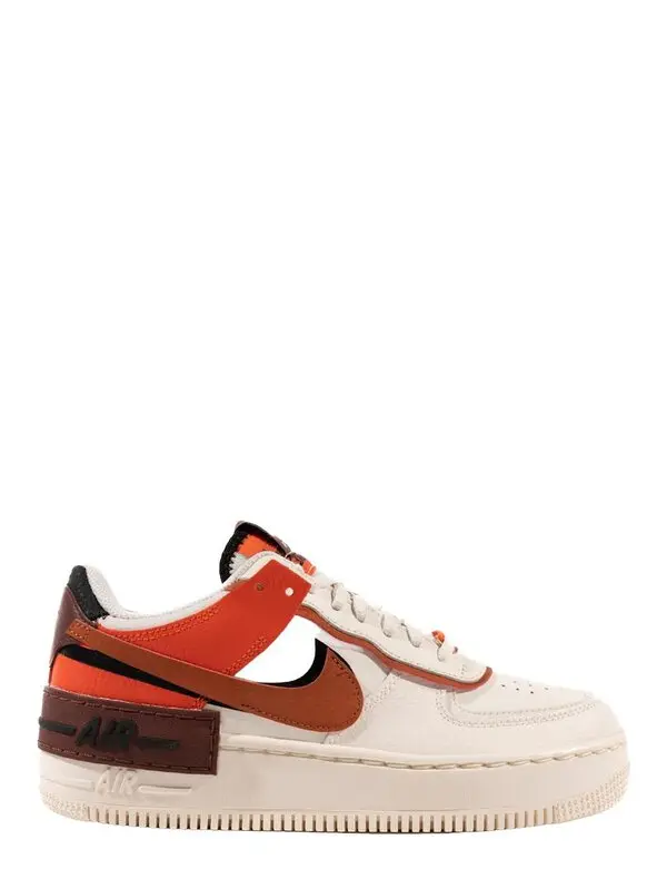 Nike Air Force 1 Low Shadow Xld Sneakers - Pale Ivory/oxen Brown/burnt Sunrise
