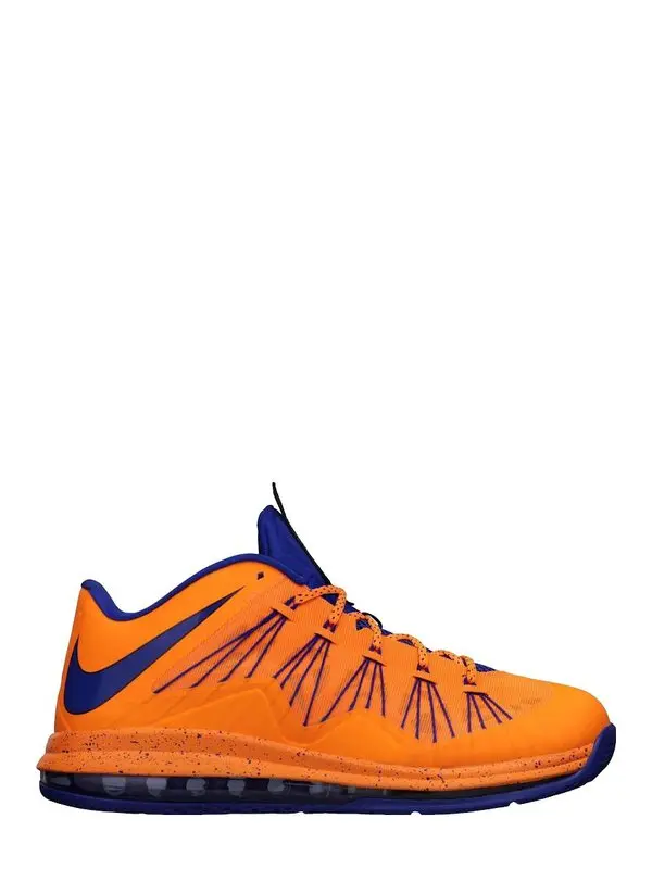 Nike Lebron X Low Knicks Hwc Sneakers - Bright Citrus/blackened Blue/white