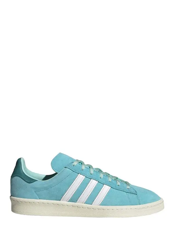 Adidas Campus 80s Lace Up Sneakers - Light Aqua/cloud White/off White