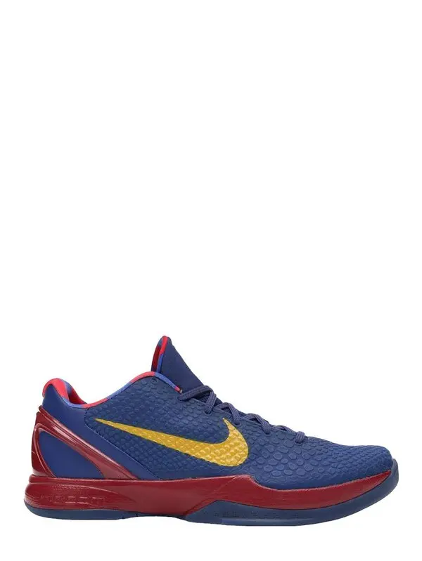 Nike Kobe 6 Fc Barcelona Home Sneakers - Storm Blue/yellow Ochre/stream Red