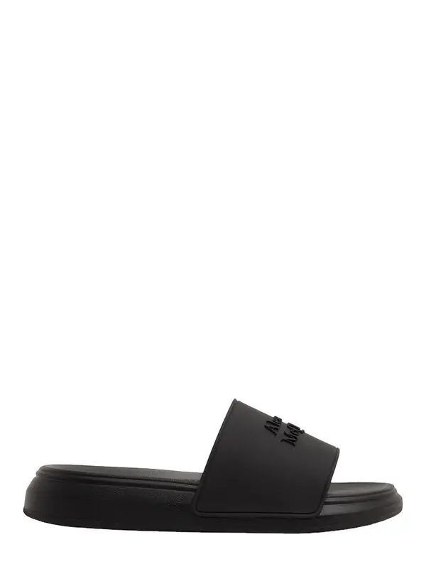 Alexander McQueen Pool Slide - Black
