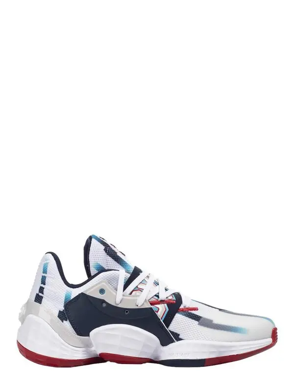 Adidas Harden Vol. 4 Gca Dynasty - Cloud White/collegiate Navy Blue/scarelet Red
