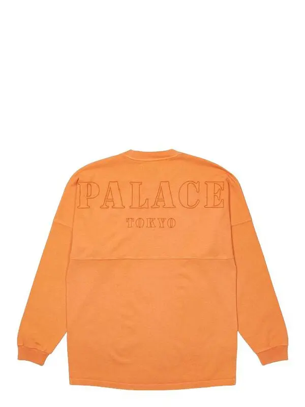 PALACE Shop Drop Shoulder Longsleeve - Orange/tokyo