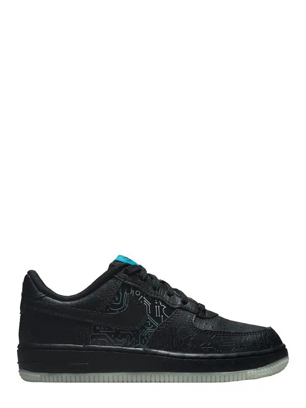 Nike Air Force 1 Low Computer Chip Space Jam - Black/light Blue Fury