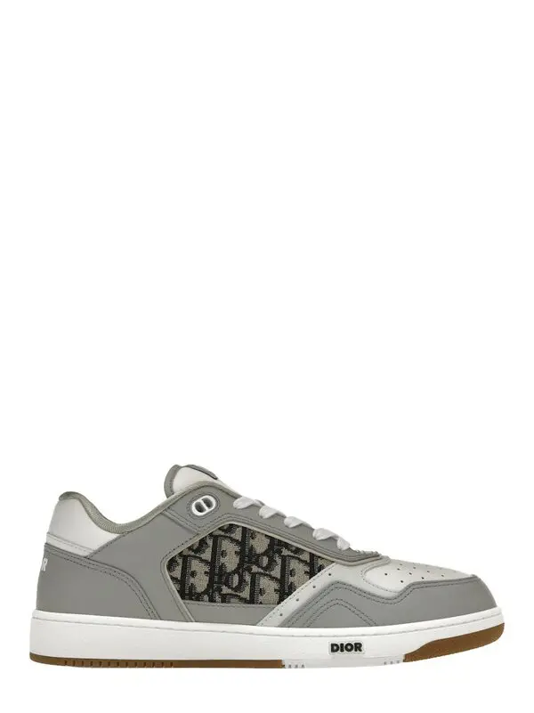 Dior B27 Low Top Sneakers - Grey/white