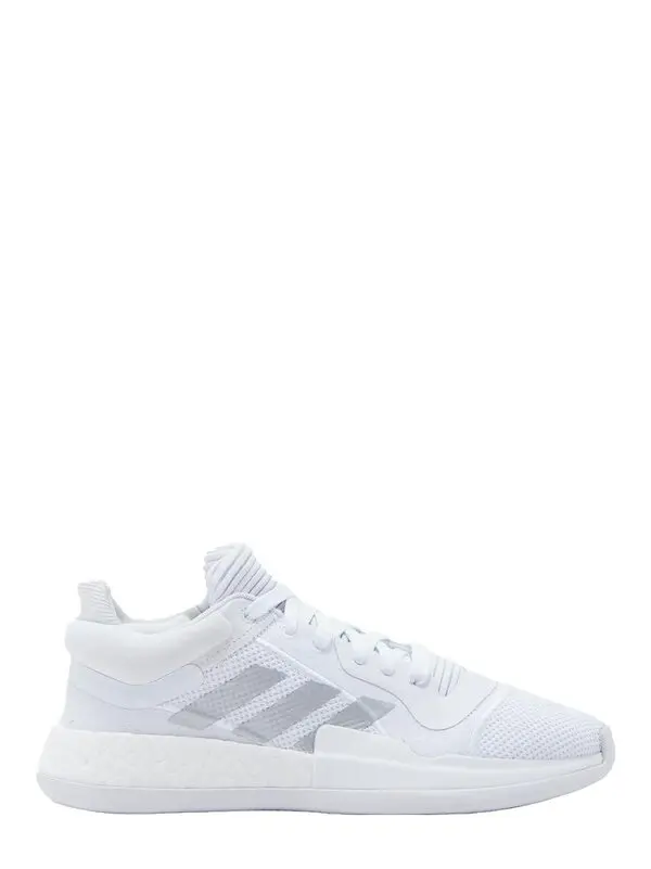 Adidas Marquee Boost Low Sneakers - Cloud White/silver Metallic
