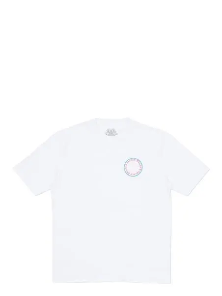 PALACE Sircle T-shirt - White/blue/red