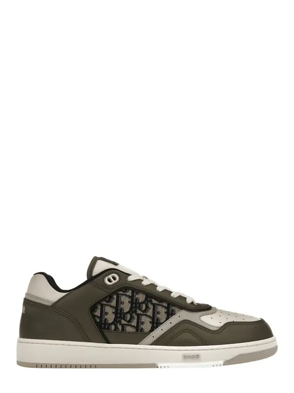 Dior B27 Low Top Sneakers - Olive/cream/beige