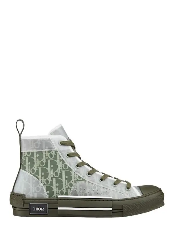 Dior B23 High-top Sneakers - Olive/oblique