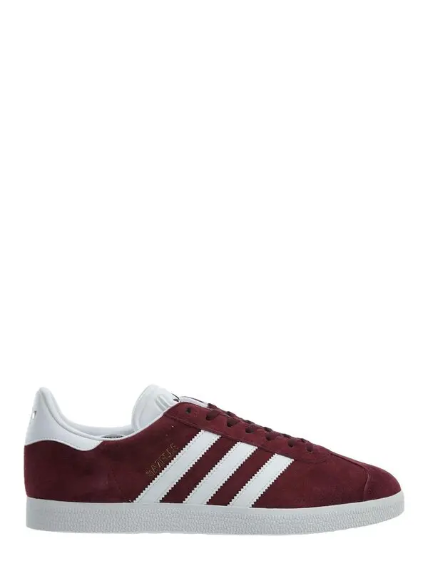 Adidas Gazelle Sneakers - Maroon/white/gold Metallic