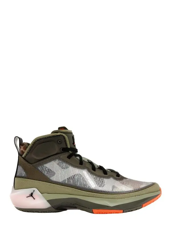 JORDAN 37 Undefeated Sneakers - Olive/orange/khaki