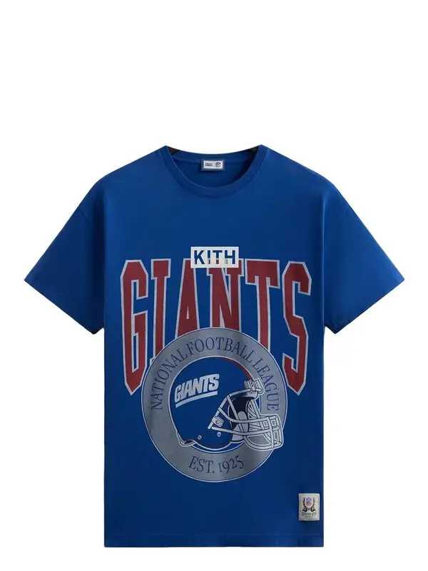 Kith X Nfl Giants 1925 Vintage Tee Shirt - Current