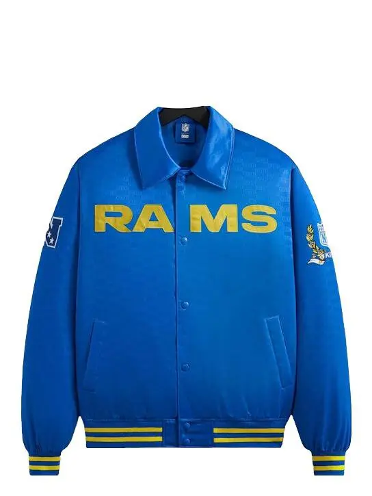 Kith Nfl Rams Satin Bomber Jacket - Greek