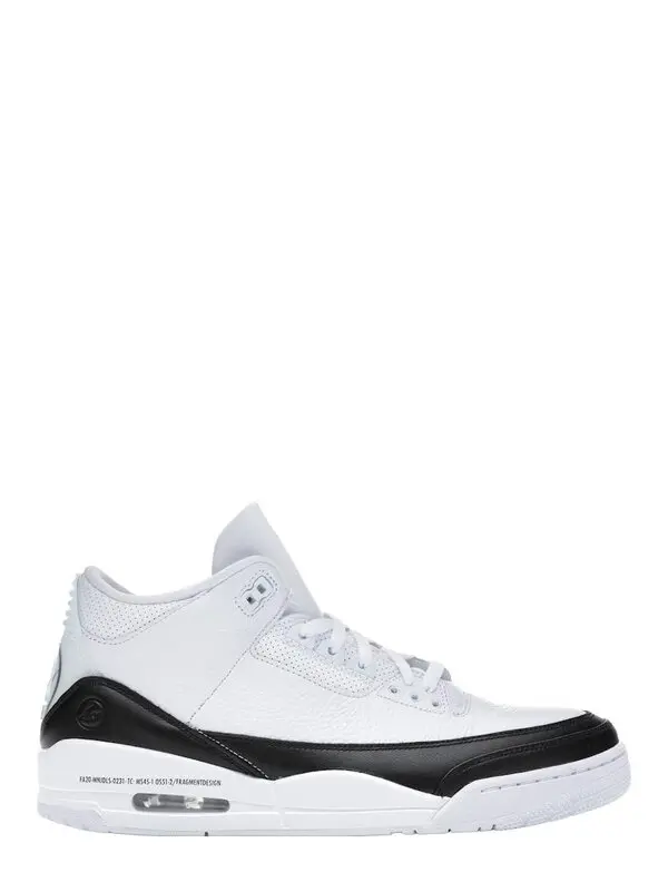JORDAN 3 Retro Fragment - White/black