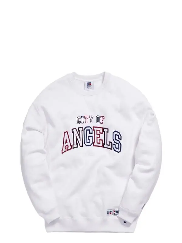 Kith X Russell Athletic X Vogue Los Angeles Crewneck Sweatshirt - White