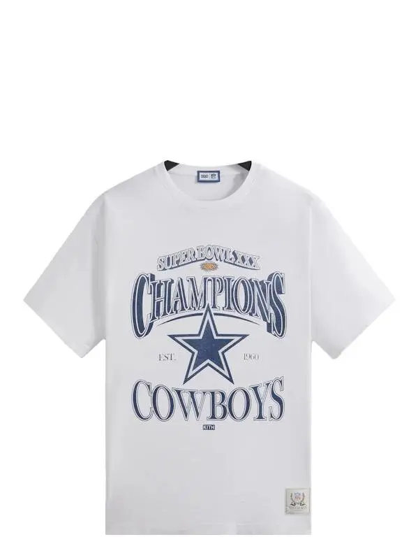 Kith X Nfl Cowboys Vintage Tee Shirt - White