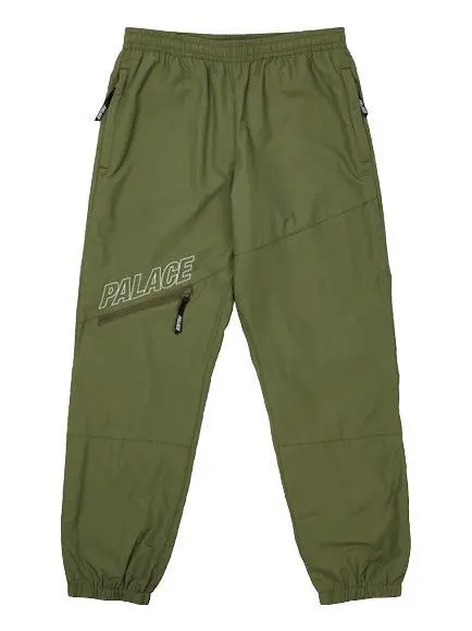PALACE Slant Zip Shell Pant - Olive