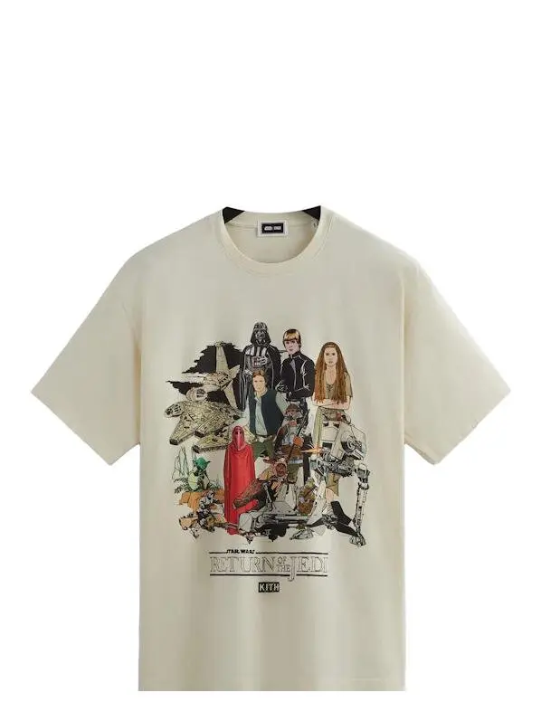Kith X Star Wars Illustration Vintage Tee Shirt - Sandrift Ph