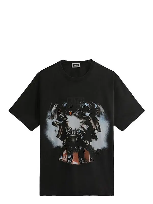 Kith X Star Wars Exploding Darth Vader Vintage Tee Shirt - Black Ph
