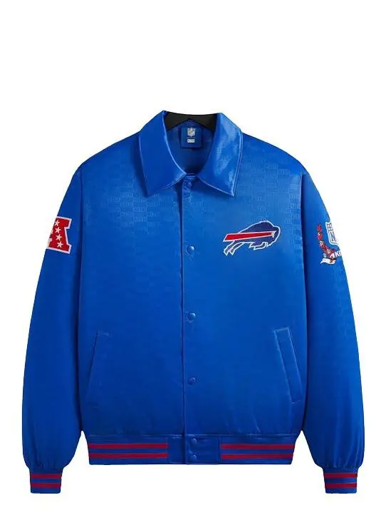 Kith X Nfl Bills Satin Bomber Jacket - Cyclone