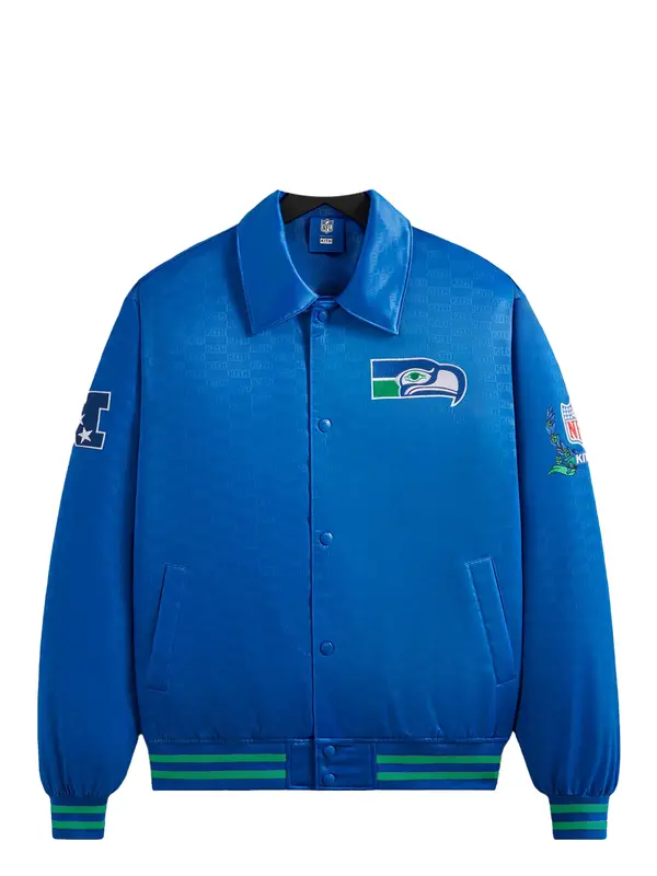 Kith X Nfl Seahawks Satin Bomber Jacket - Merriam