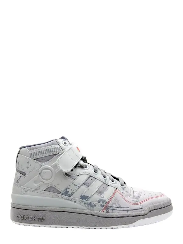Adidas Forum Mid Star Wars Atat Sneakers - Ice Green/legacy Silver/alumnium 2