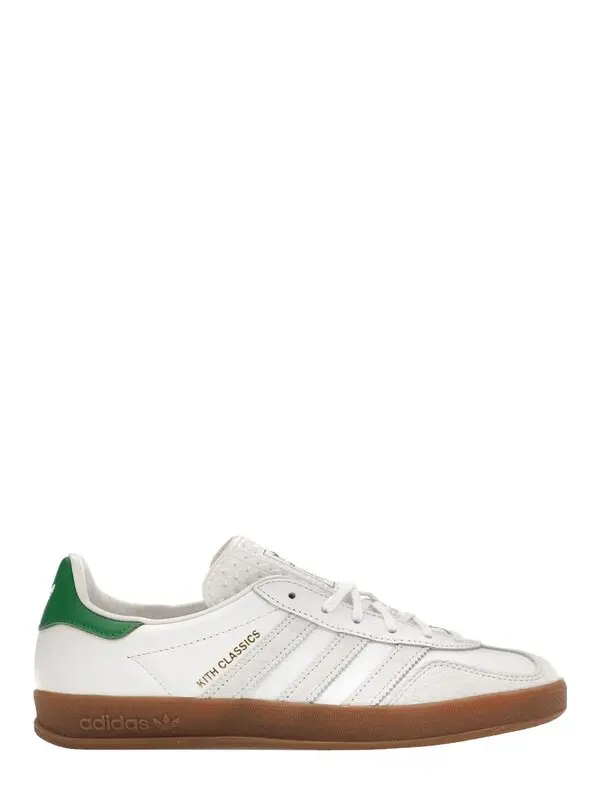 Adidas Gazelle Indoor Kith Classicsin Sneakers - White/green