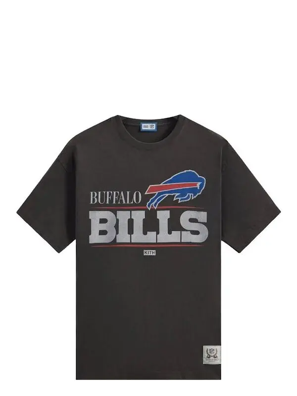 Kith X Nfl Bills Vintage Tee Shirt - Black