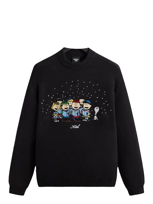 Kith X Peanuts Christmas Carol Sweater - Black
