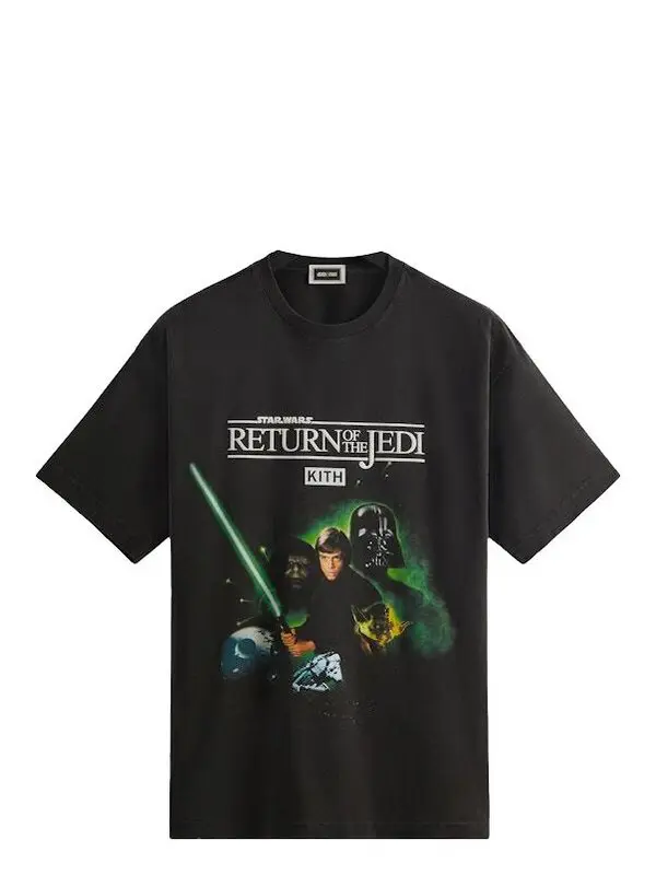 Kith X Star Wars Luke Poster Vintage Tee Shirt - Black
