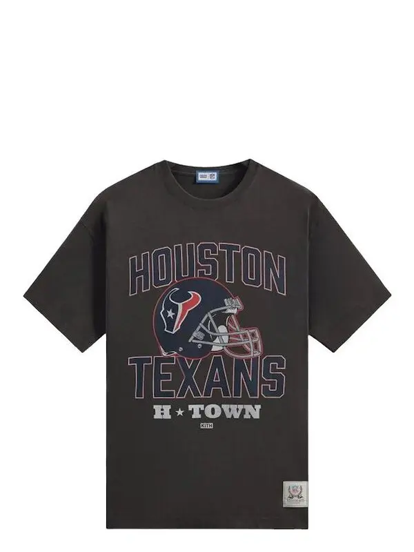 Kith X Nfl Texans Vintage Tee Shirt - Black