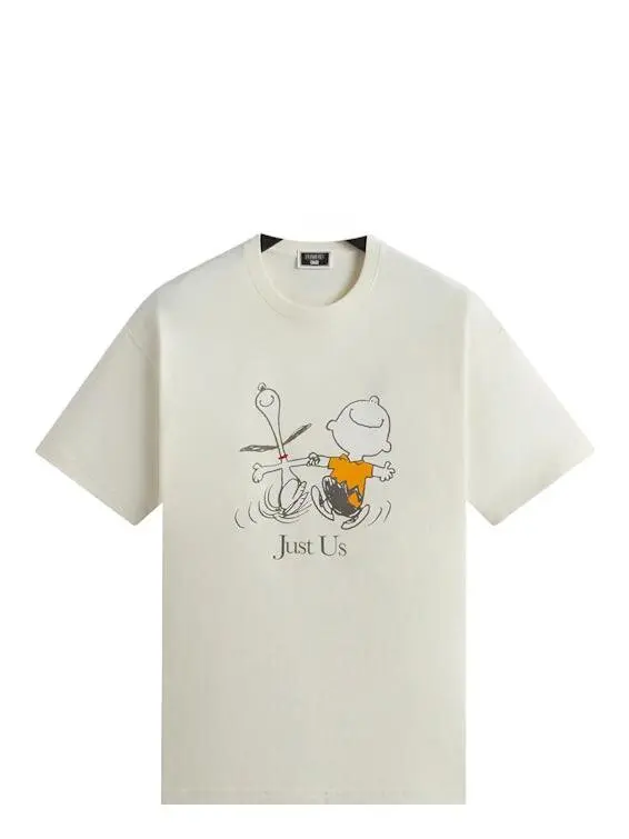 Kith X Peanuts Just Us Tee Shirt - Sandrift