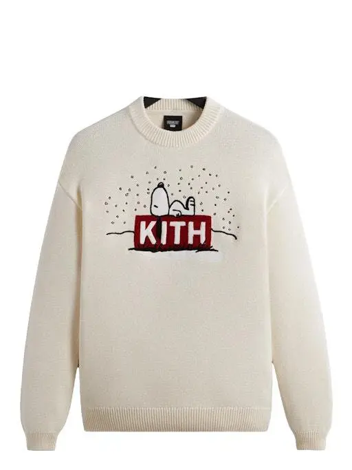 Kith X Peanuts Snoopy Sweater - Sandrift