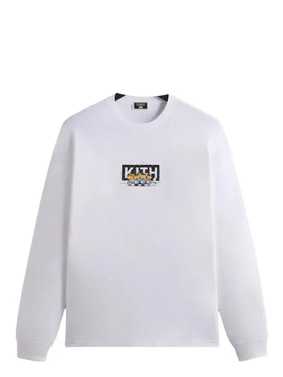 Kith X Peanuts Caroling Long Sleeve Tee Shirt - White
